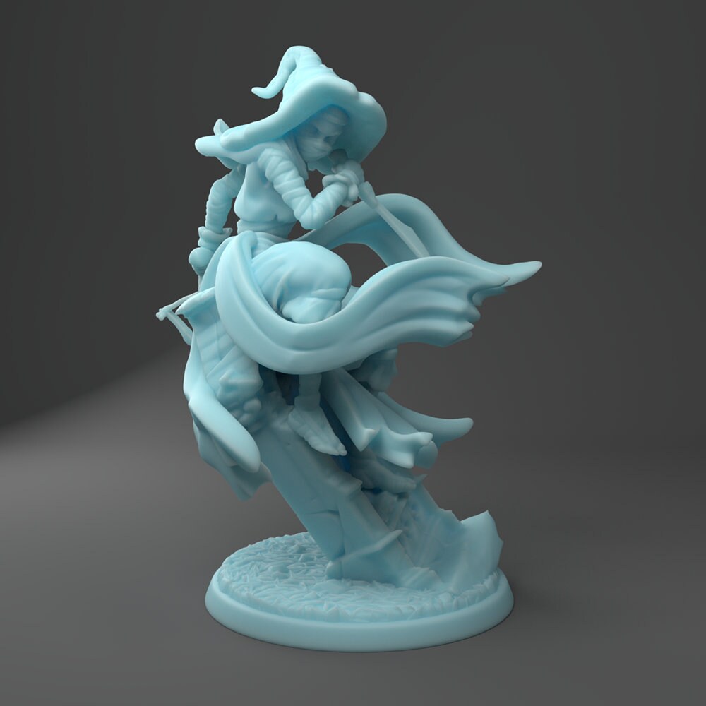 Vampire Count primed 3D Printed Miniature Model for Roleplaying Games ...
