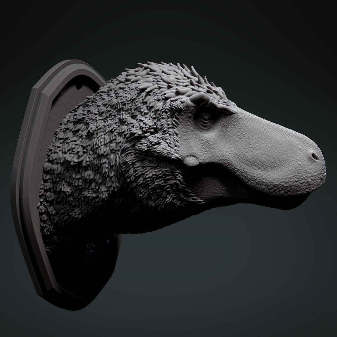 T Rex Head Wall Mount Bust Primitive War by Clynche 3D - Etsy