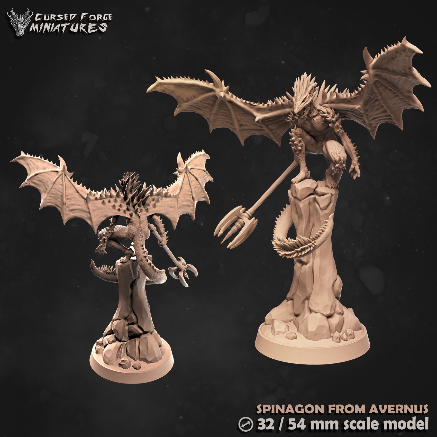 Spinagons Spined Devils by Cursed Forge Miniatures 3D | Etsy Canada