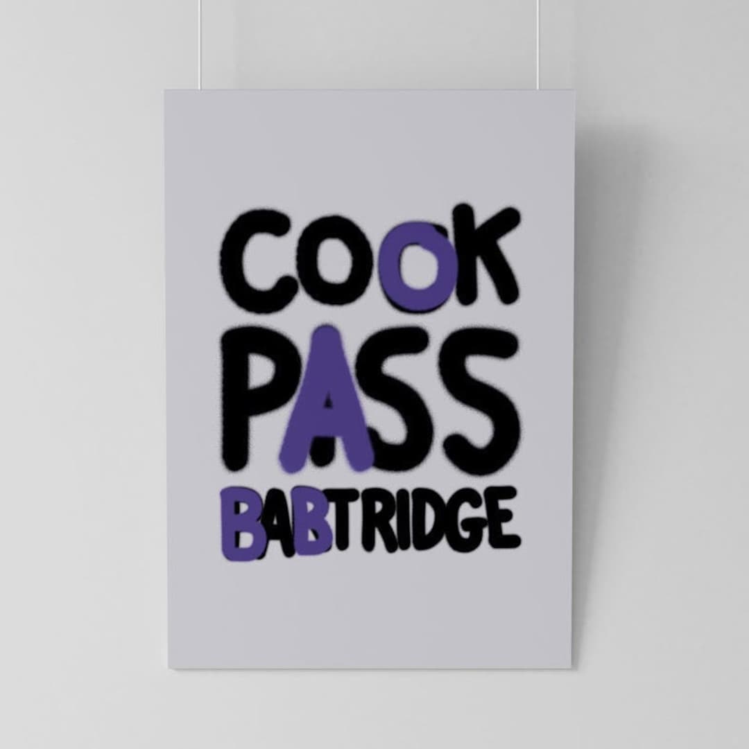 Alan Partridge Print: Cook Pass Babtridge - Etsy