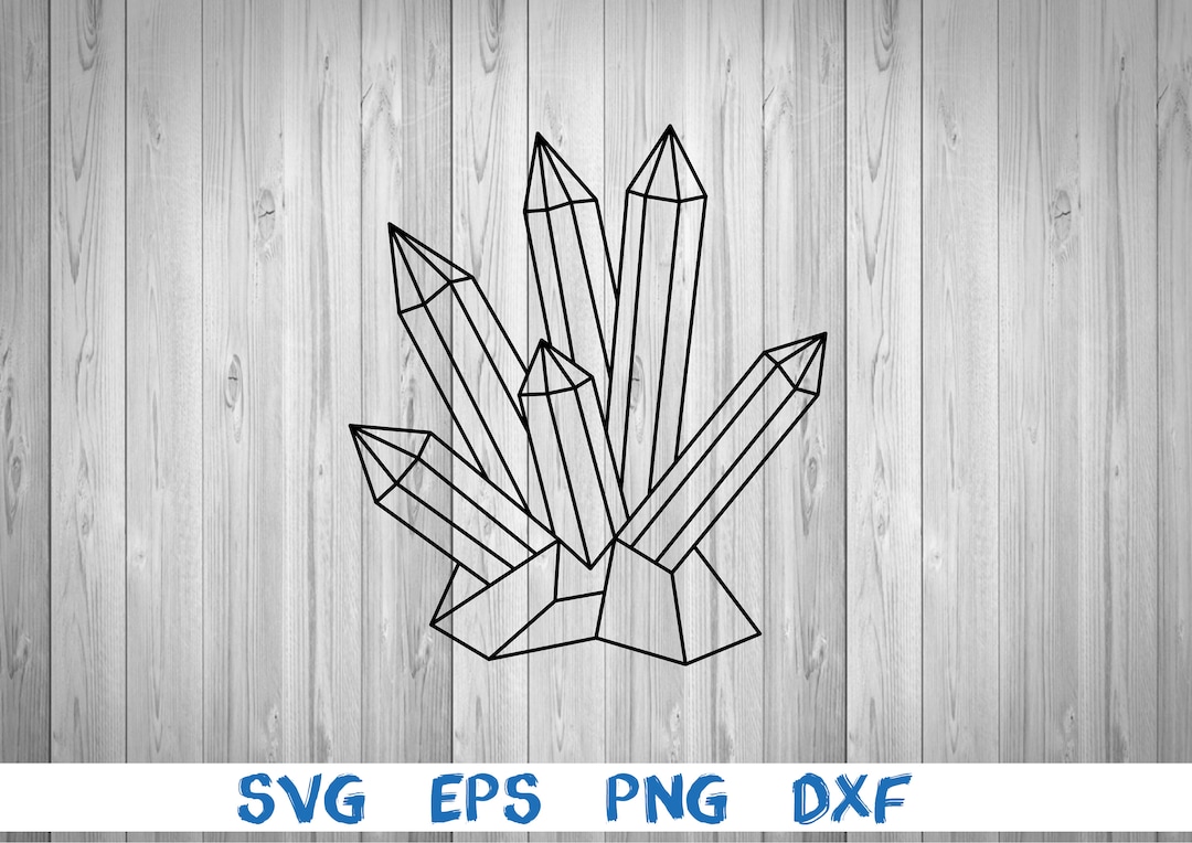 Crystal, Picture, Svg, Png, Eps, Dxf, Digital Download File - Etsy