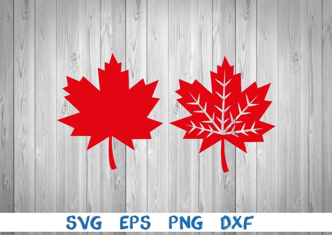 Canada, Maple Leaf, Svg, Png, Eps, Dxf, Digital Download File - Etsy