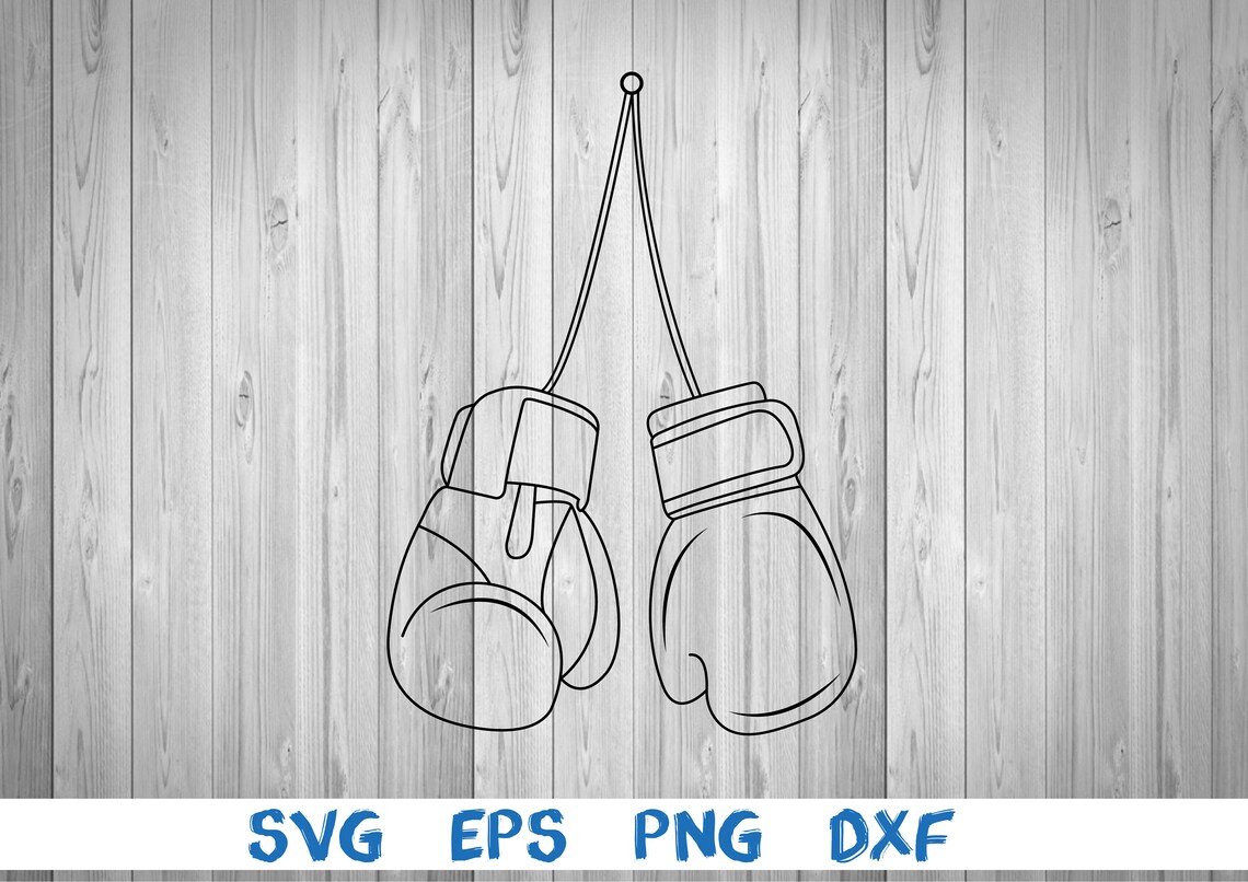 Boxhandschuhe, hängende Boxhandschuhe, svg, png, eps, dxf, digitaler ...