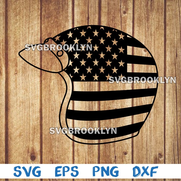 American Flag Motorcycle Helmet - Etsy