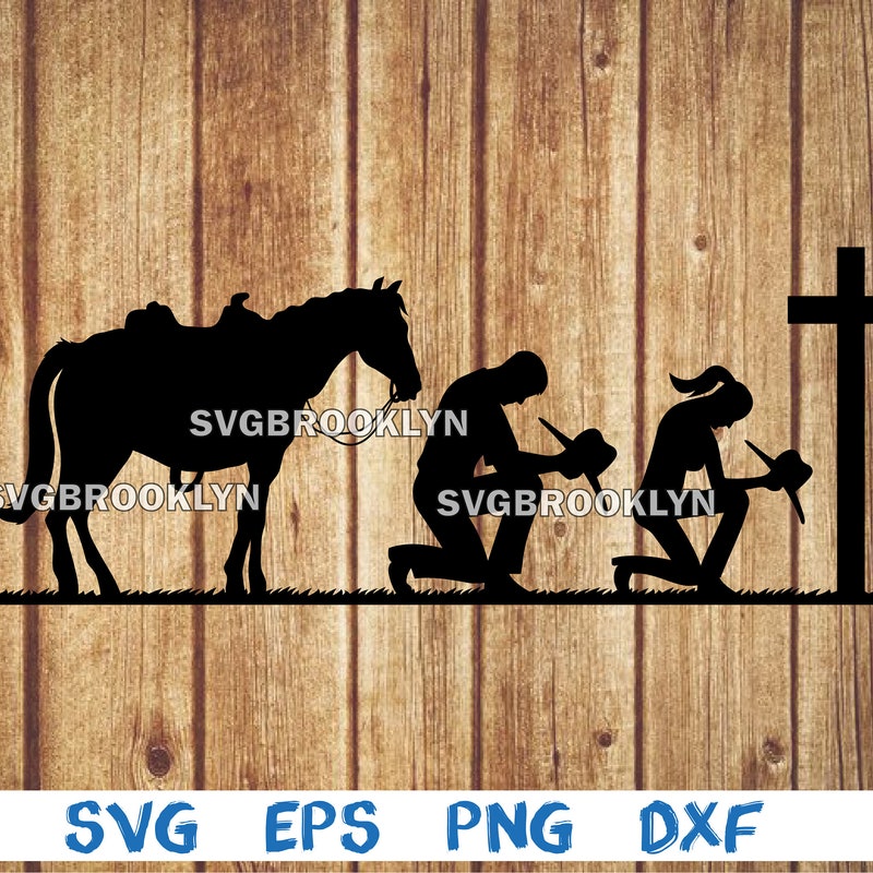 Praying Cowboy - Etsy