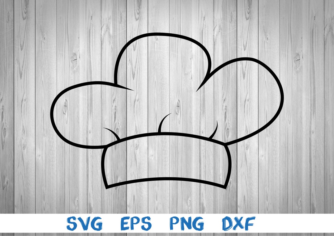 Chef Hat, Kitchen, Picture, Svg, Png, Eps, Dxf, Digital Cricut File - Etsy