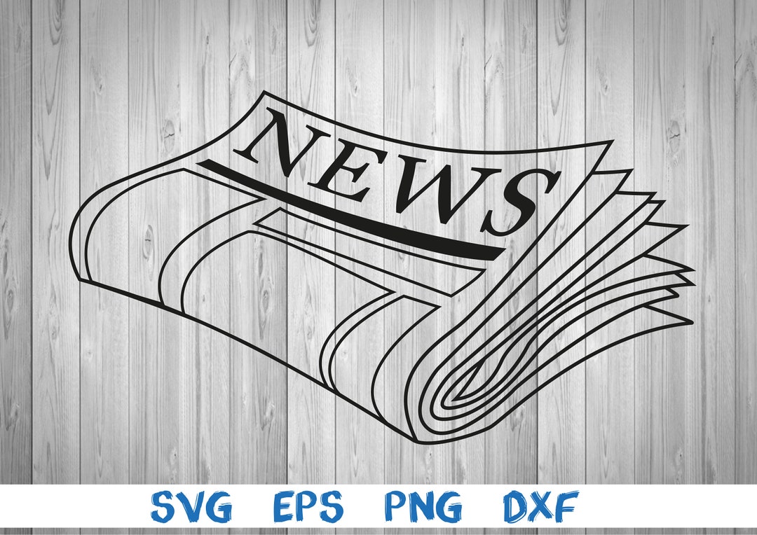 Newspaper, Picture, Svg, Png, Eps, Dxf, Digital Cricut File - Etsy