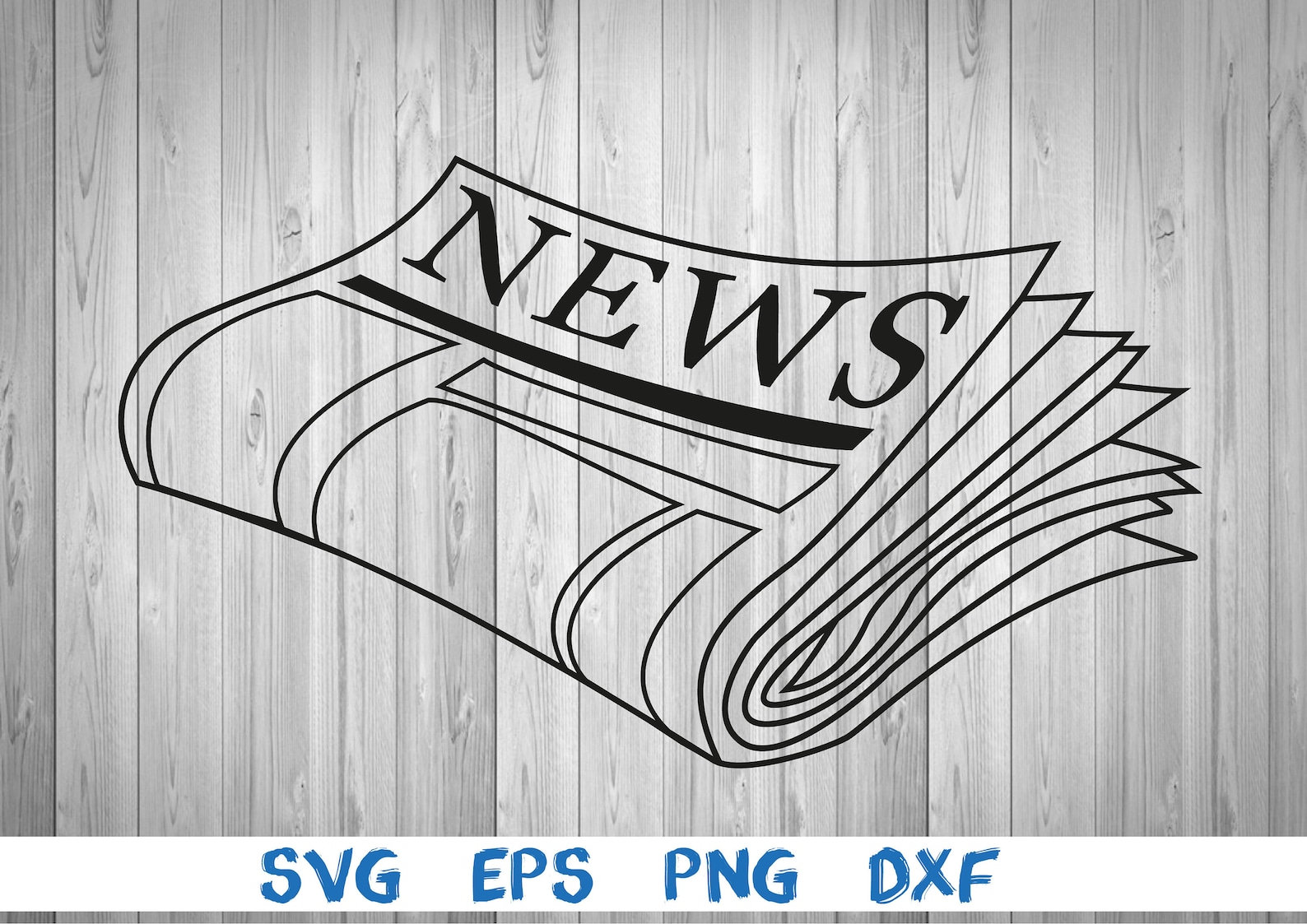 Newspaper, Picture, Svg, Png, Eps, Dxf, Digital Cricut File - Etsy