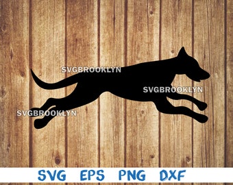 Digital Pdf Engraving Svg Running Hound Dog Silhouette Vector Graphic ...
