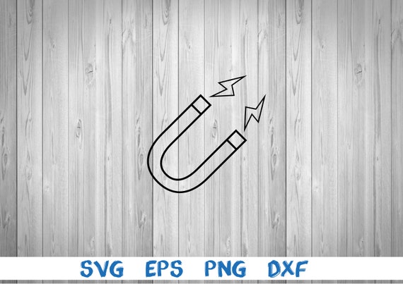 Magnet Outline Silhouette Picture Svg Png Eps Dxf - Etsy