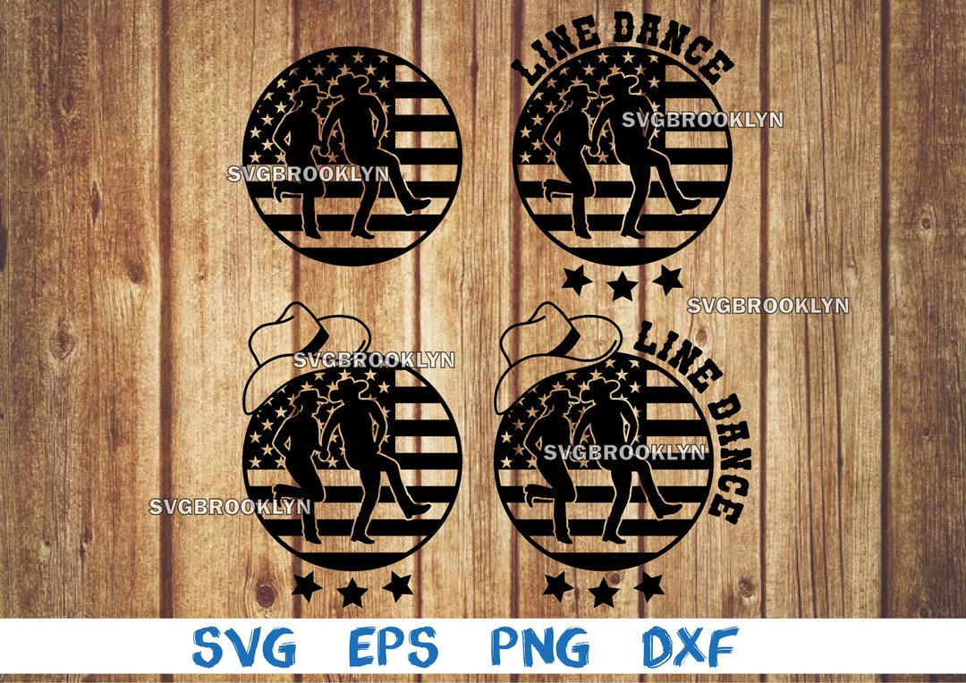 Line Dance, Cowboy Dance, Dancing Cowboy, Dancing Cowgirl, Logo, Usa ...