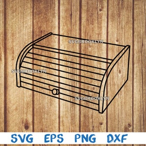 Breadbox, Bread Box, Outline, Svg, Png, Eps, Dxf, Digital File - Etsy