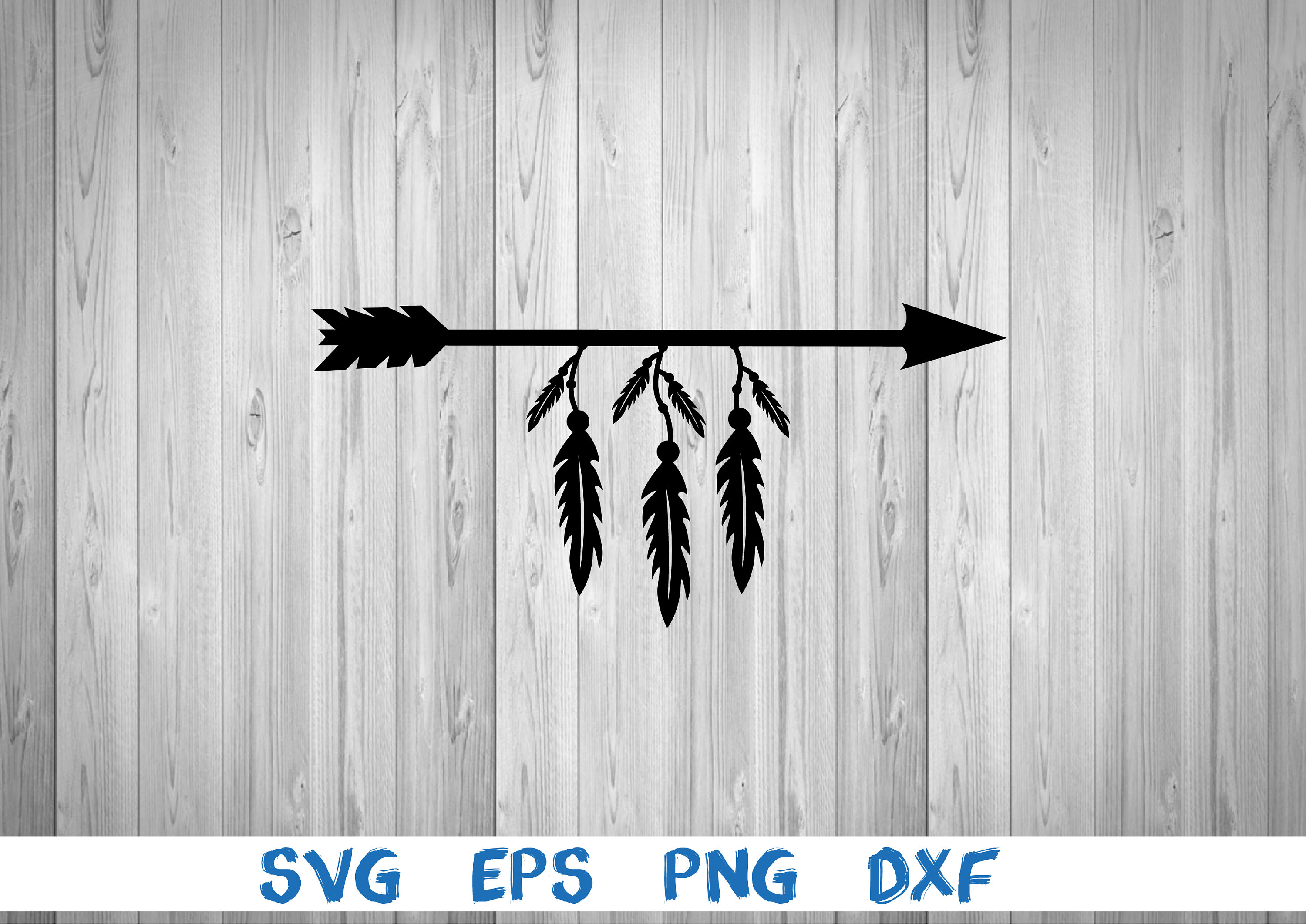 Feather Arrow Silhouette