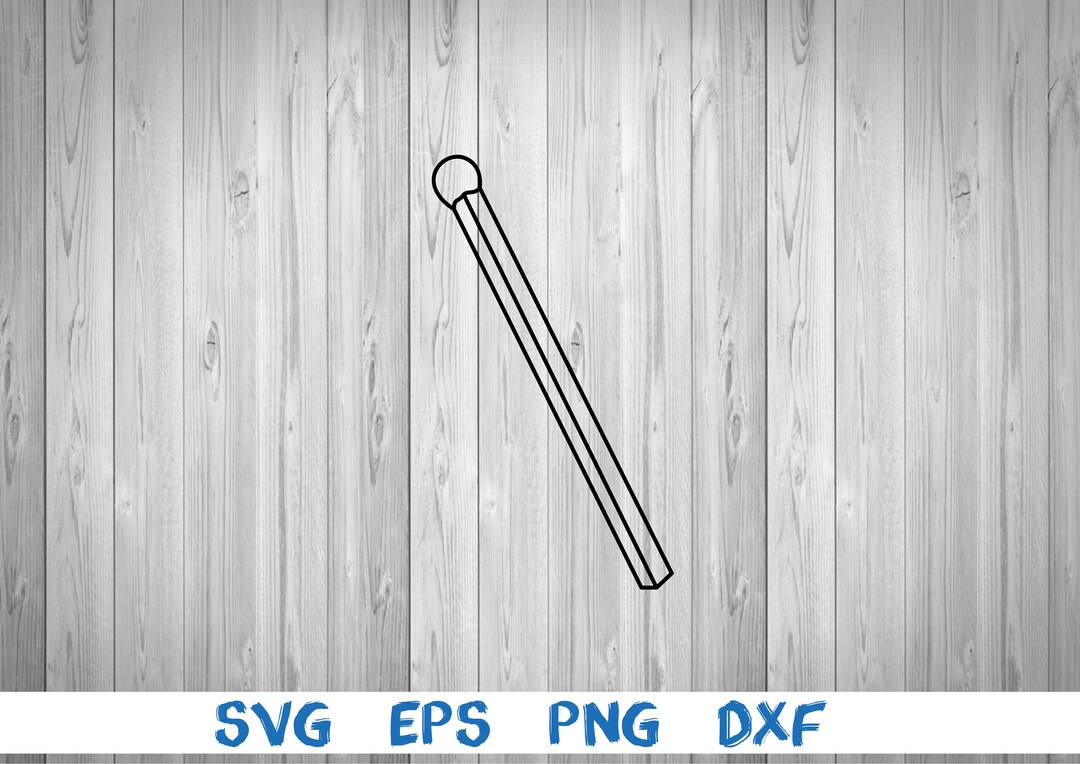 Match Stick, Silhouette, Picture, Svg, Png, Eps, Dxf, Digital Download ...