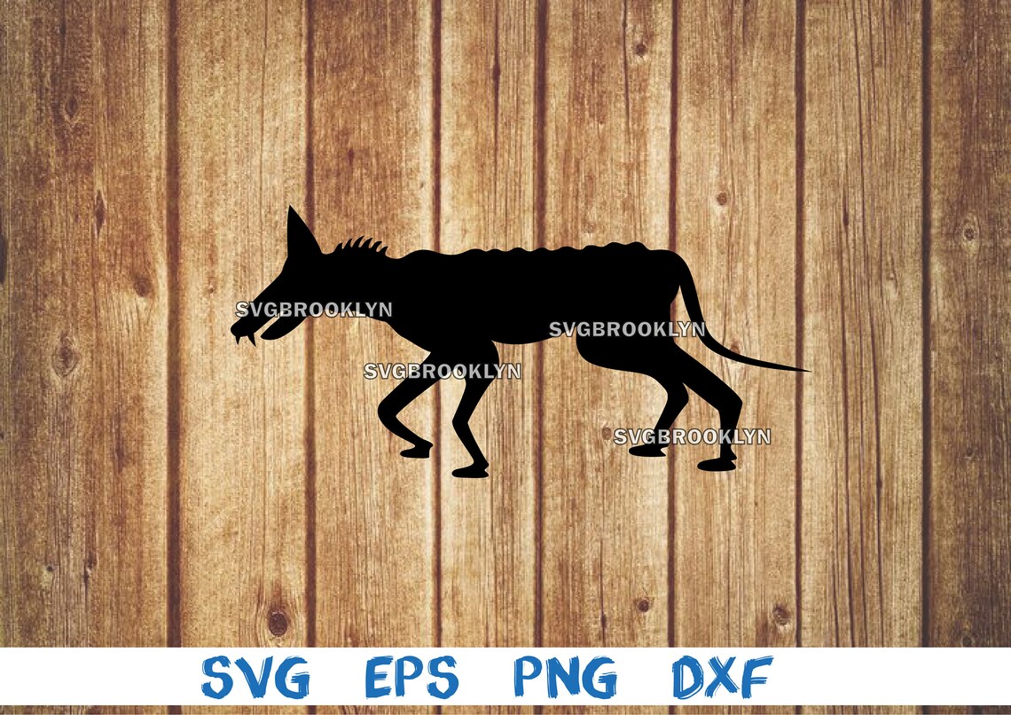 Chupacabra Animal Monster Silhouette Svg Png Eps Dxf | Etsy