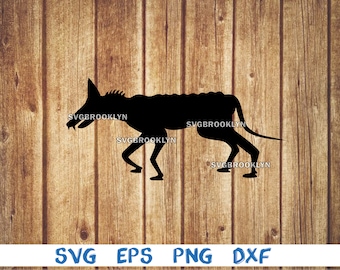 Chupacabra Outline Svg, Chupacabra Svg, Monster Svg, Chupacabra Clipart ...