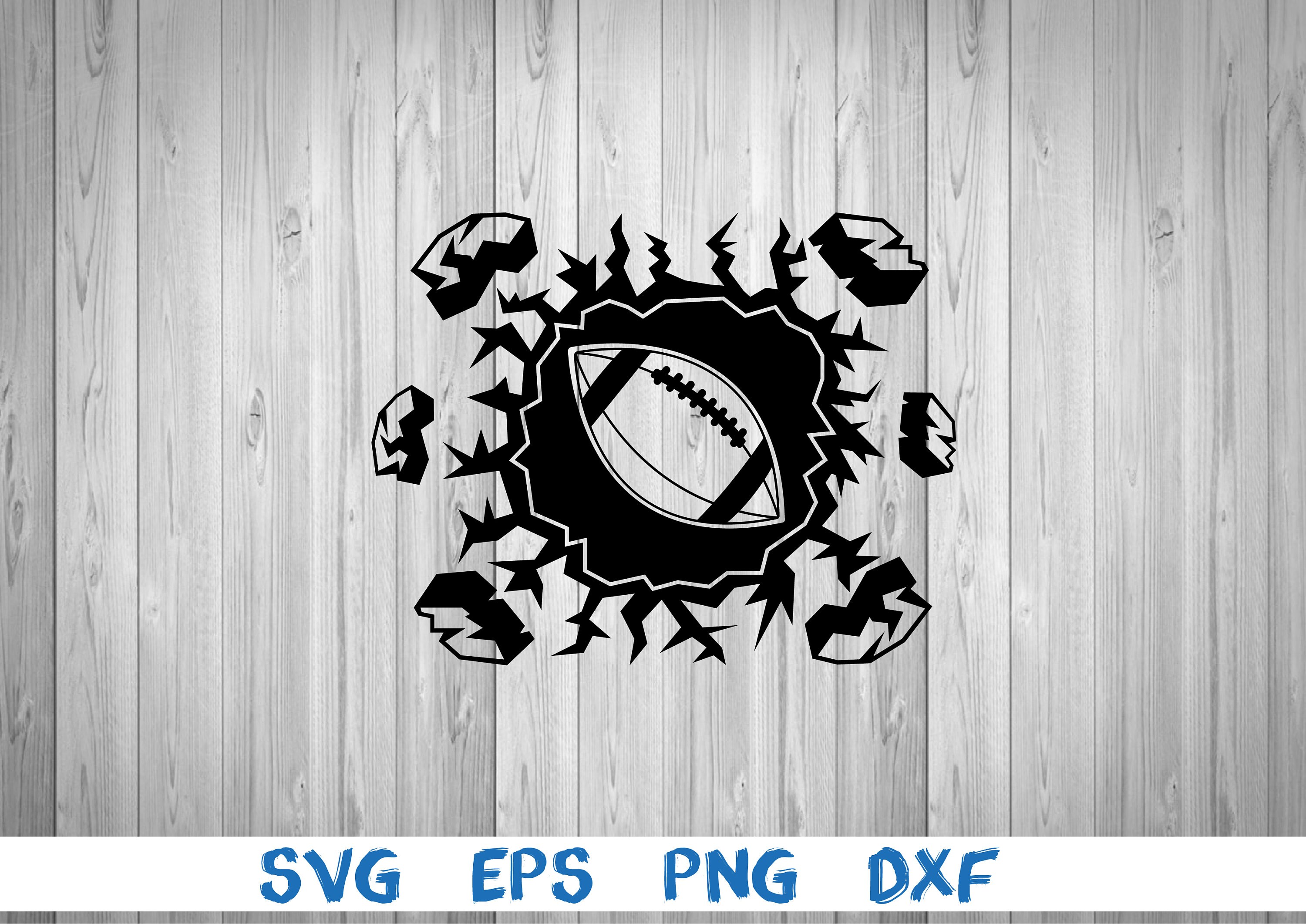 Smashing football smashing wall broken wall cracked wall - Etsy España