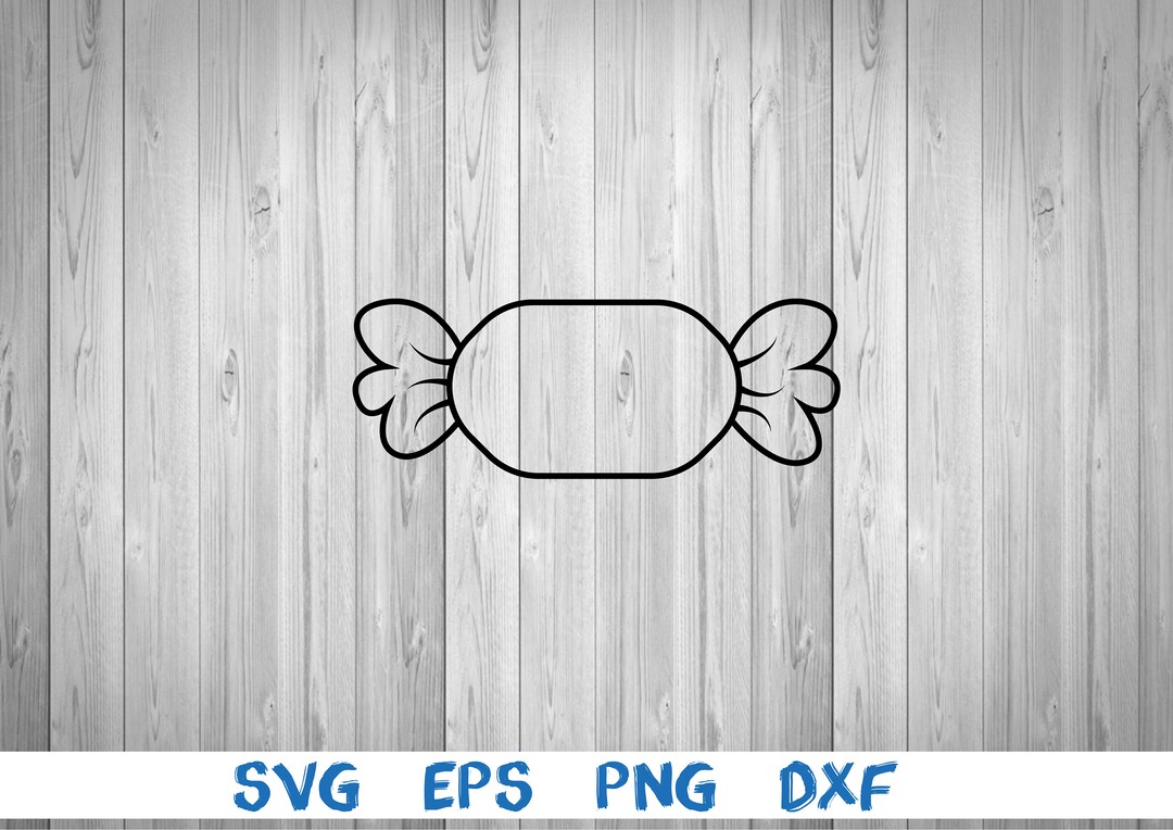 Candy, Outline, Picture, Svg, Png, Eps, Dxf, Digital Download File - Etsy