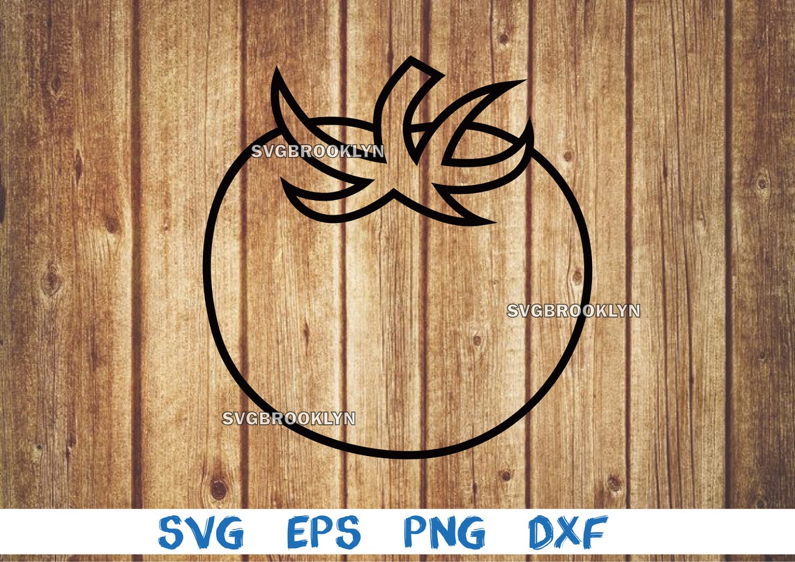 Tomato, Outline, Food, Svg, Png, Eps, Dxf, Digital File - Etsy