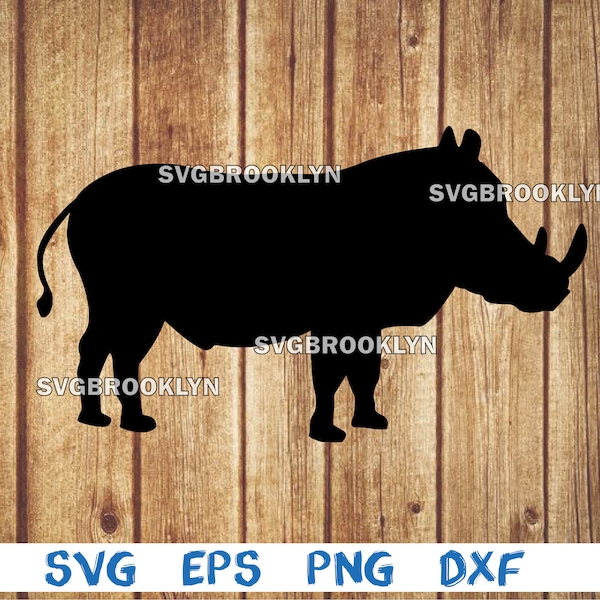 Wild Boar Silhouette - Etsy