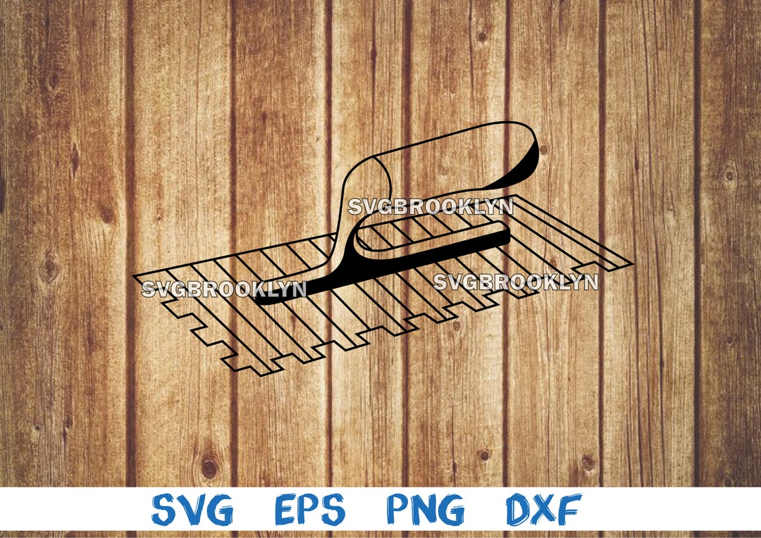 Notched Trowel, Outline, Trowel, Tool, Construction, Building, Svg, Png ...