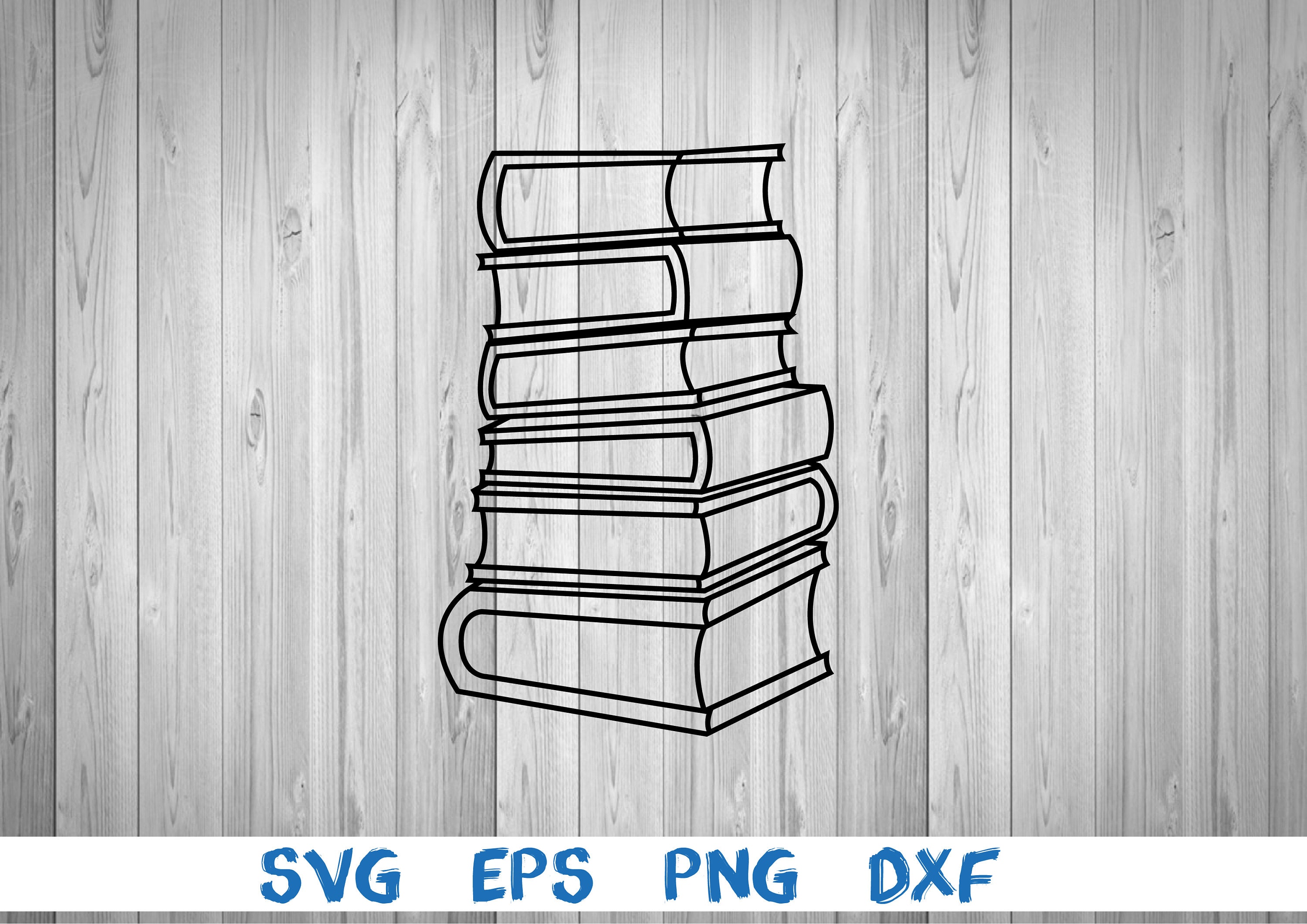 Stack of Books, Stacked Books, Book, Picture, Svg, Png, Eps, Dxf ...