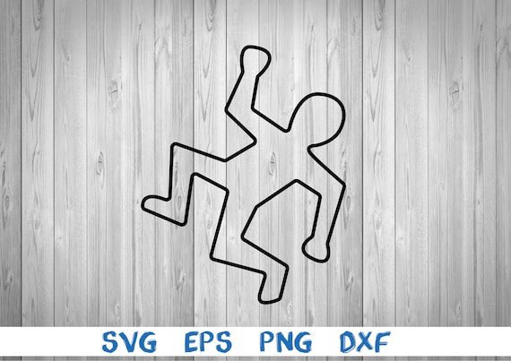 Crime Scene Svg Png Eps Dxf Digital Cricut File | Etsy