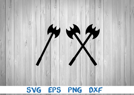 War Axe Silhouette Double Axe Warrior Axe Svg Png Eps - Etsy