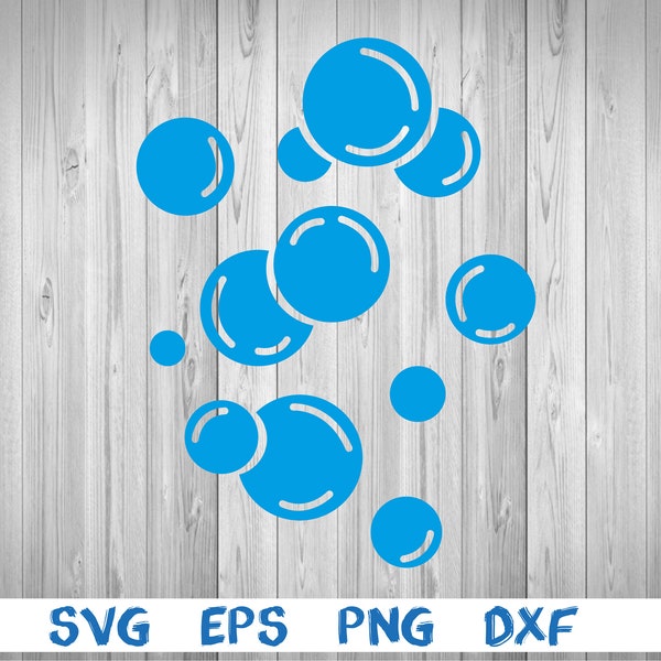 Bubbles Svg - Etsy