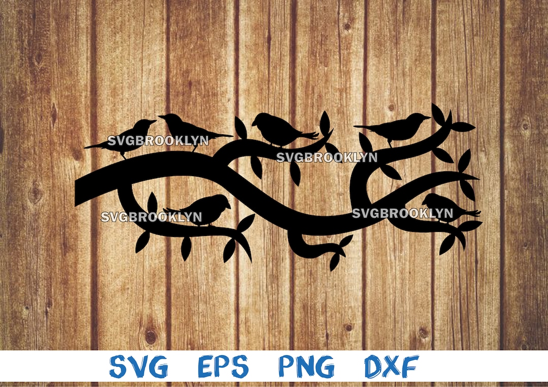 Birds on Branches, Birds on Tree, Branch, Bird, Landscape, Svg, Png ...