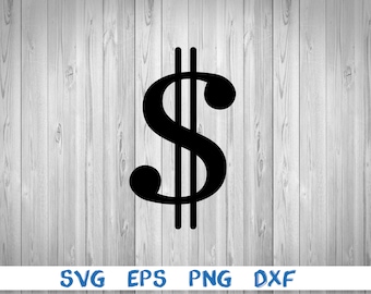 Dollar Sign Dxf File - Etsy
