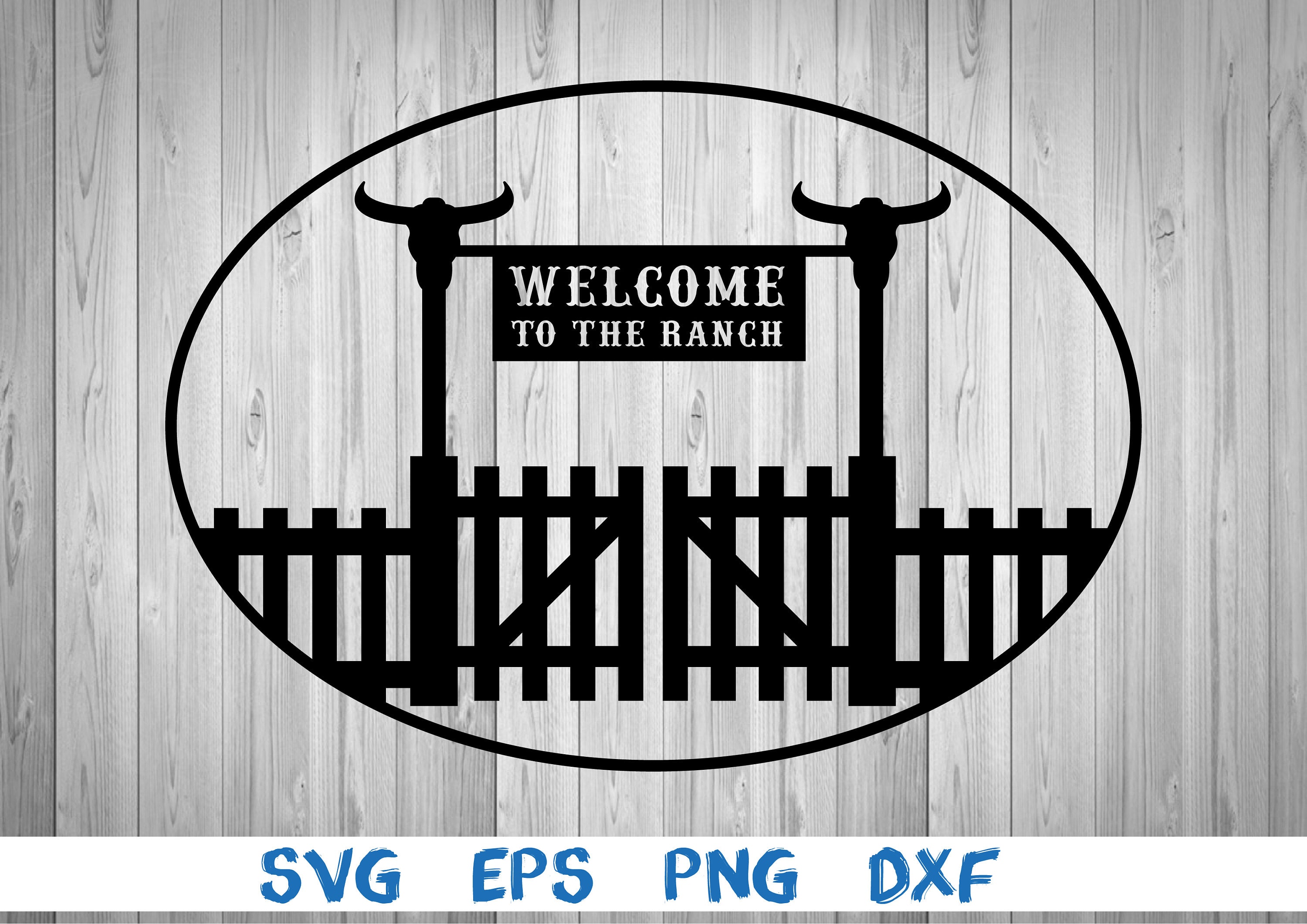 Welcome to the Ranch, Farm, Entrance, Entry, Fence, Picture, Svg, Png ...