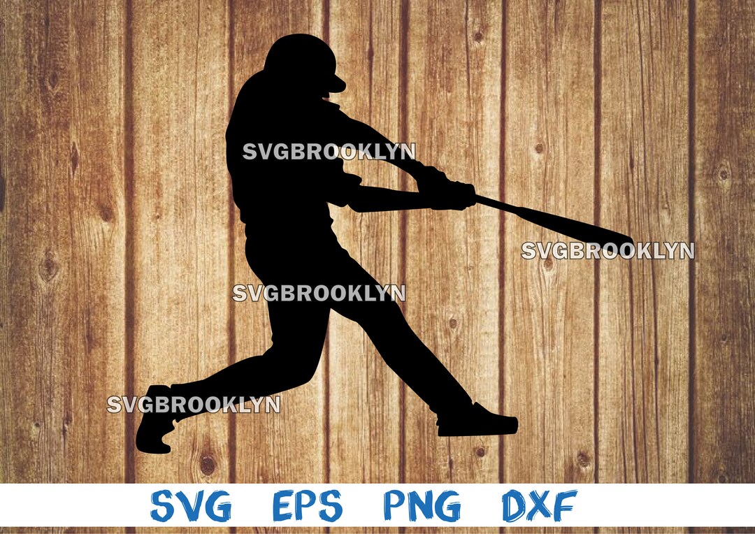 Baseball Player, Batter, Silhouette, Picture, Svg, Png, Eps, Dxf ...
