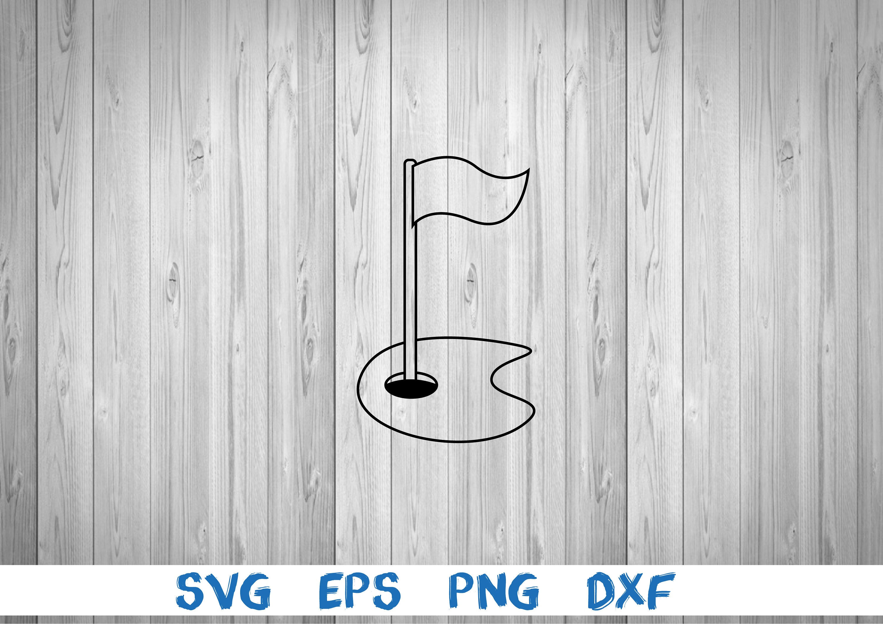 Golf Flag, Golf Hole, Golf, Outline, Silhouette, Picture, Svg, Png, Eps ...