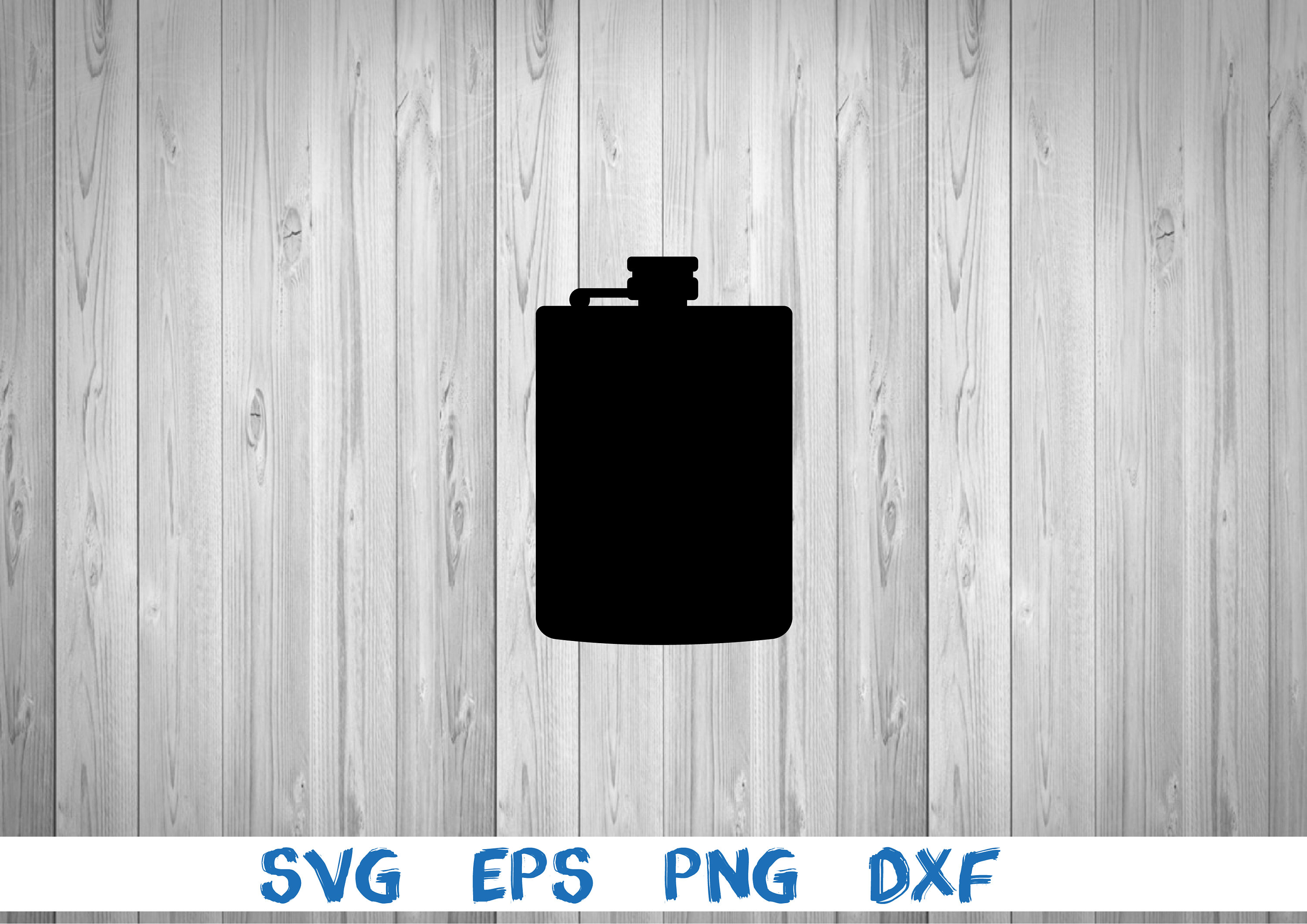 Drinking Flask Silhouette
