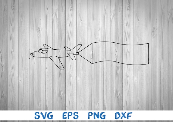 Plane Airplane Plane With Banner Banner Plane and Banner - Etsy