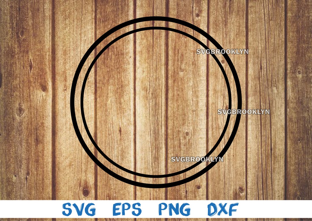 Circle, Double Circle, Circle Frame, Circle Border, Svg, Png, Eps, Dxf ...