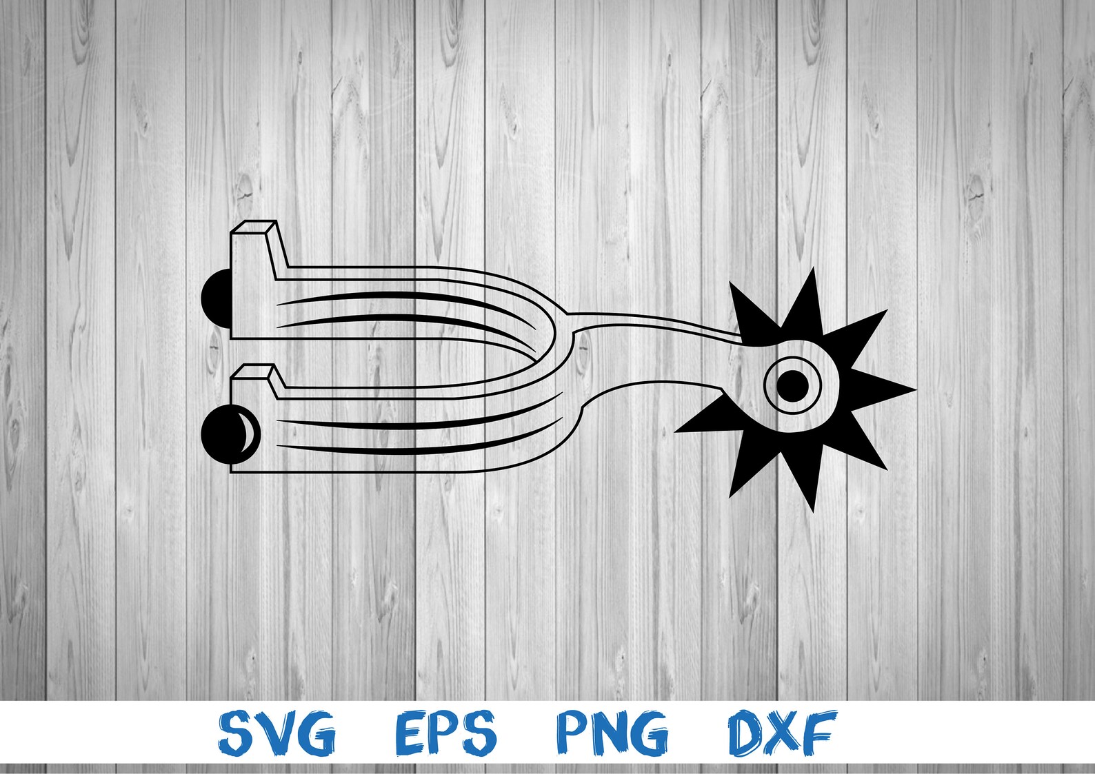 Spur spurs boot spurs picture svg png eps dxf digital | Etsy