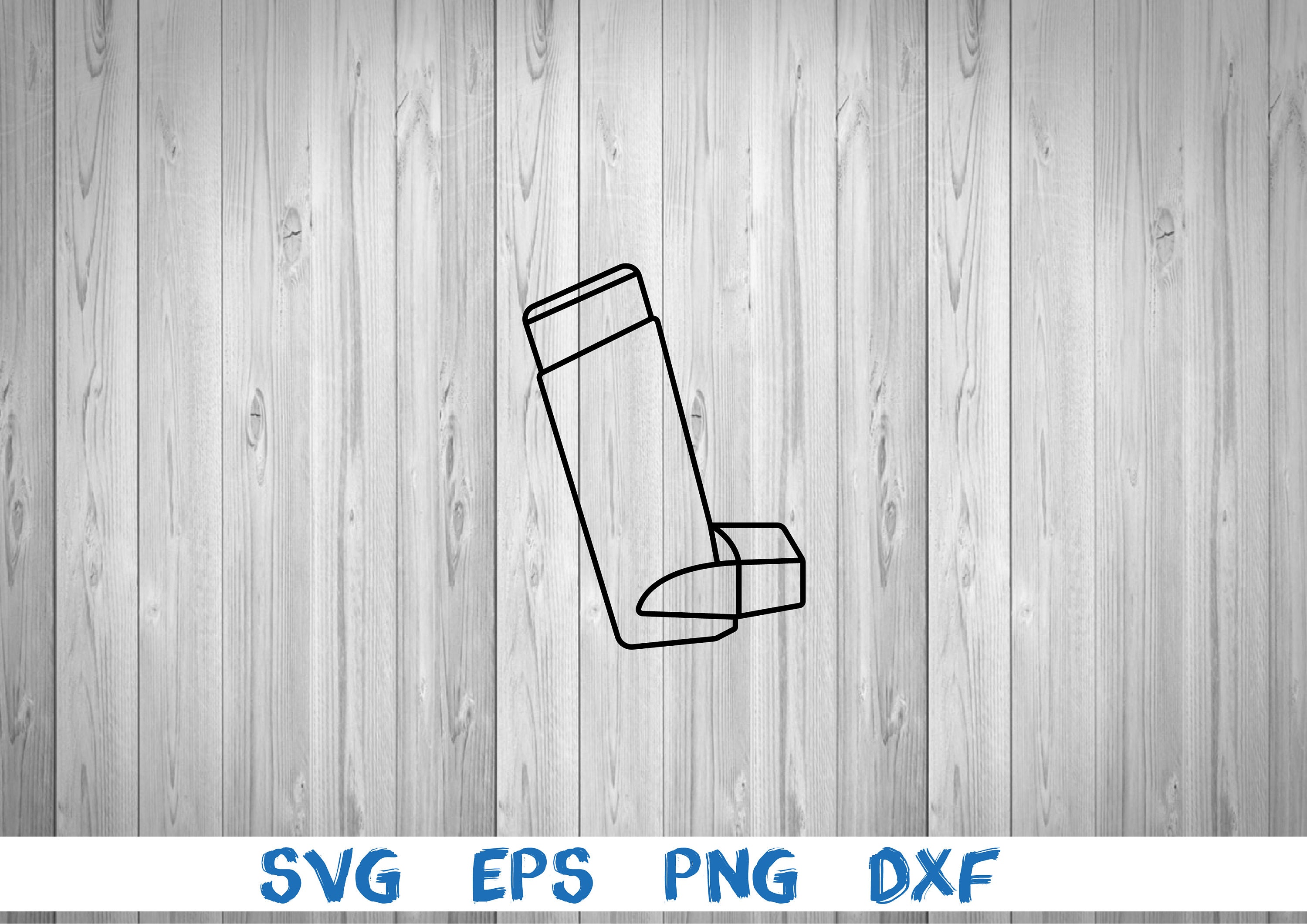 Inhaler, Outline, Asthma Inhaler, Picture, Svg, Png, Eps, Dxf, Digital ...