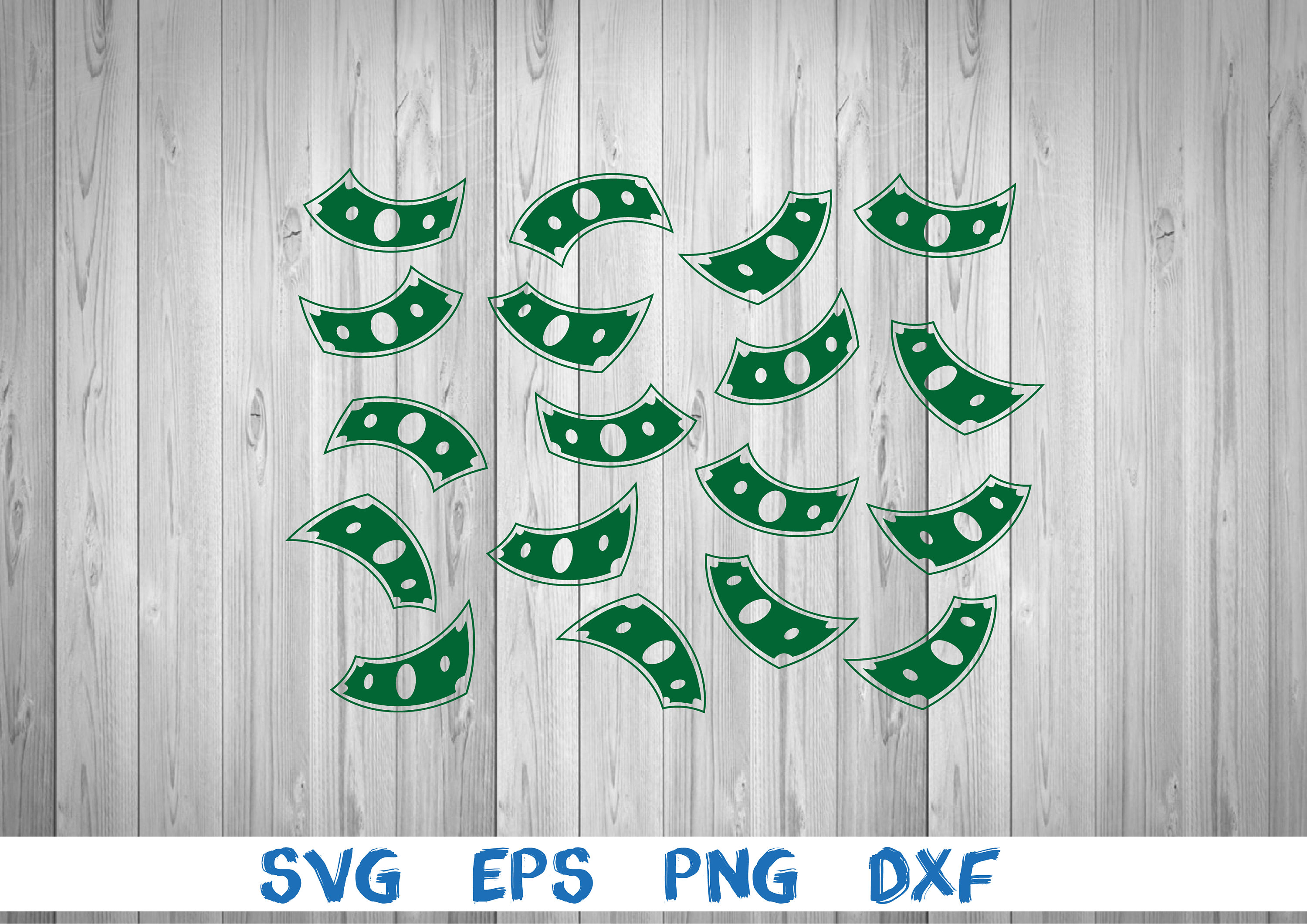 Money Rain Banknotes Rain Money Falling Silhouette - Etsy