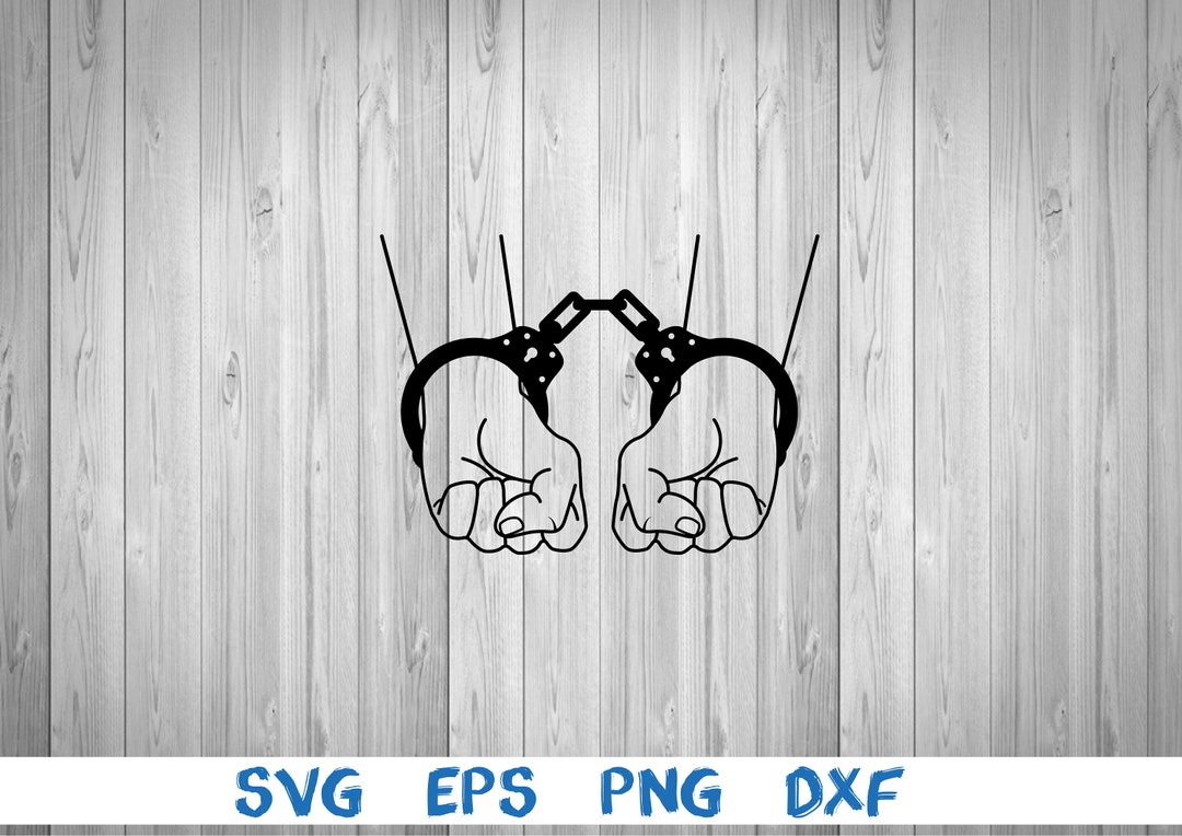 Hands With Handcuffs, Outline, Hands in Handcuffs, Hand and Handcuffs ...