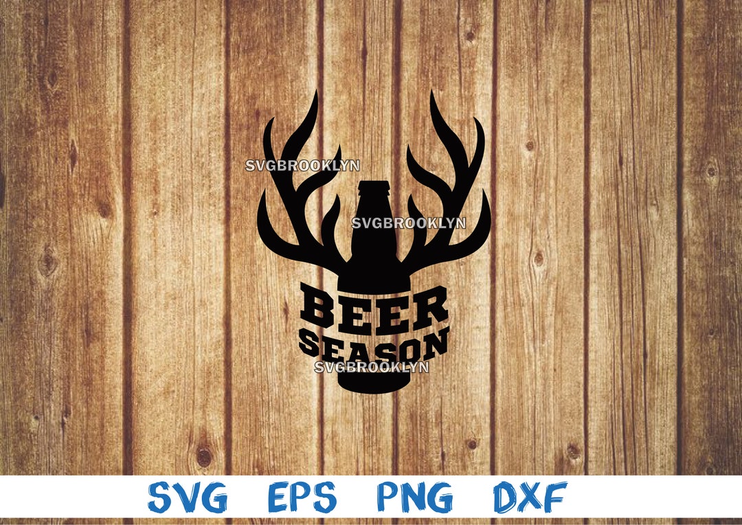 Beer Season, Beer, Deer Antler, Deer, Beer With Antler, Svg, Png, Eps ...