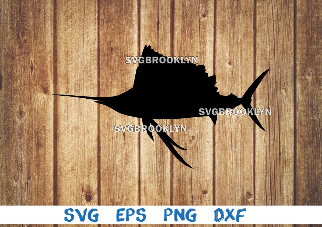 Sailfish, Fish, Sea, Ocean, Silhouette, Picture, Svg, Png, Eps, Dxf ...