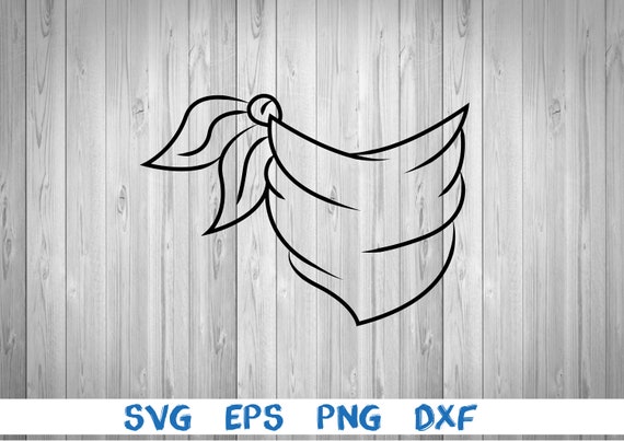 Bandana Face Bandana Silhouette Picture Svg Png Eps | Etsy