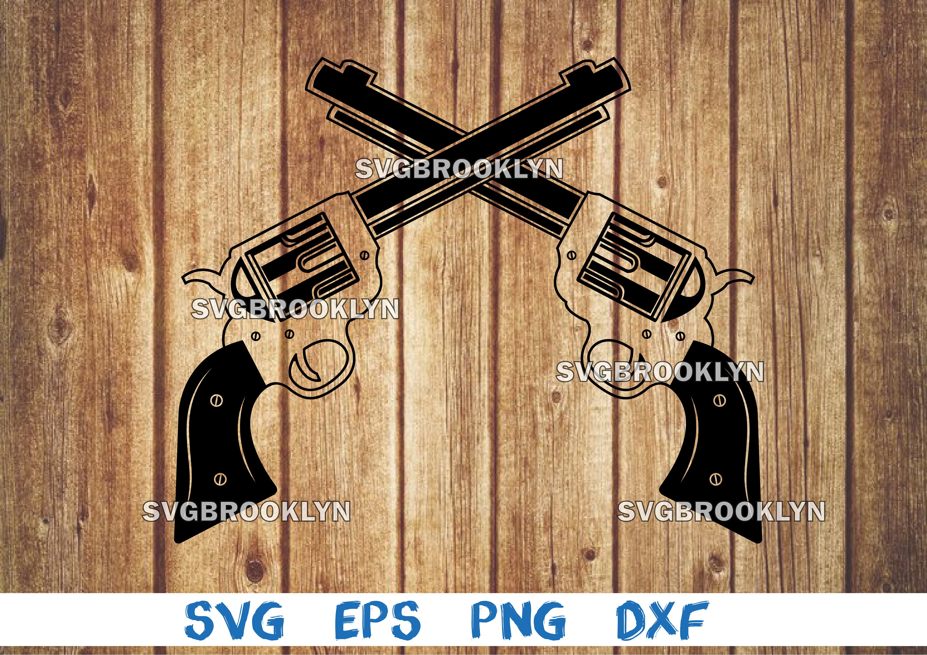 Crossed Revolvers Png