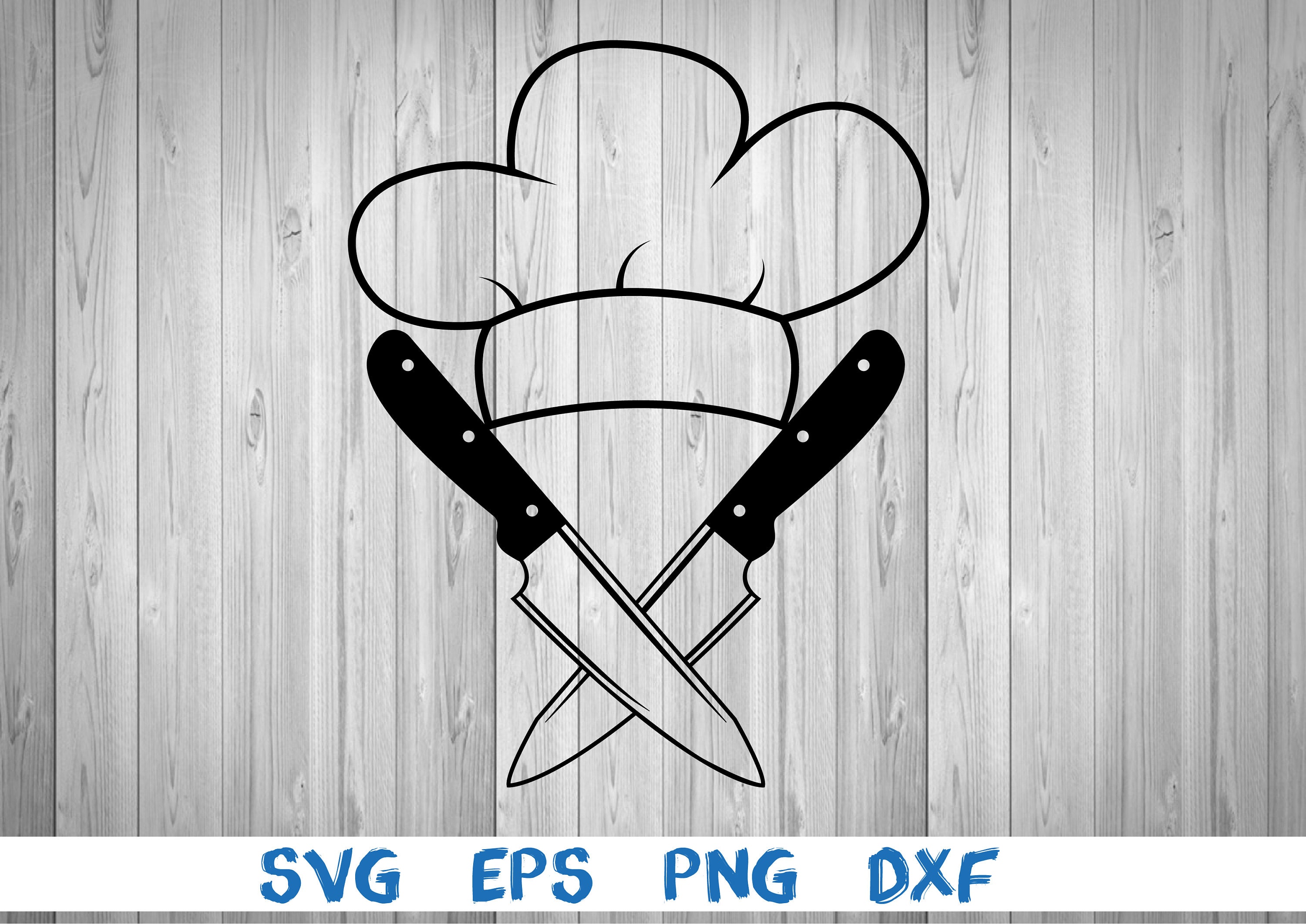 Crossed, Crossing, Kitchen Knife, Chef Knife, Chef Hat, Picture, Svg ...