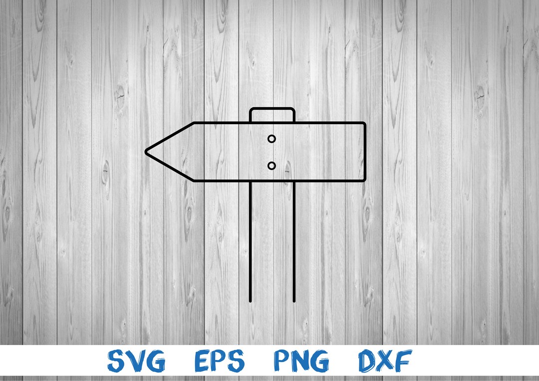 Wooden Sign Board, Silhouette, Picture, Svg, Png, Eps, Dxf, Digital ...