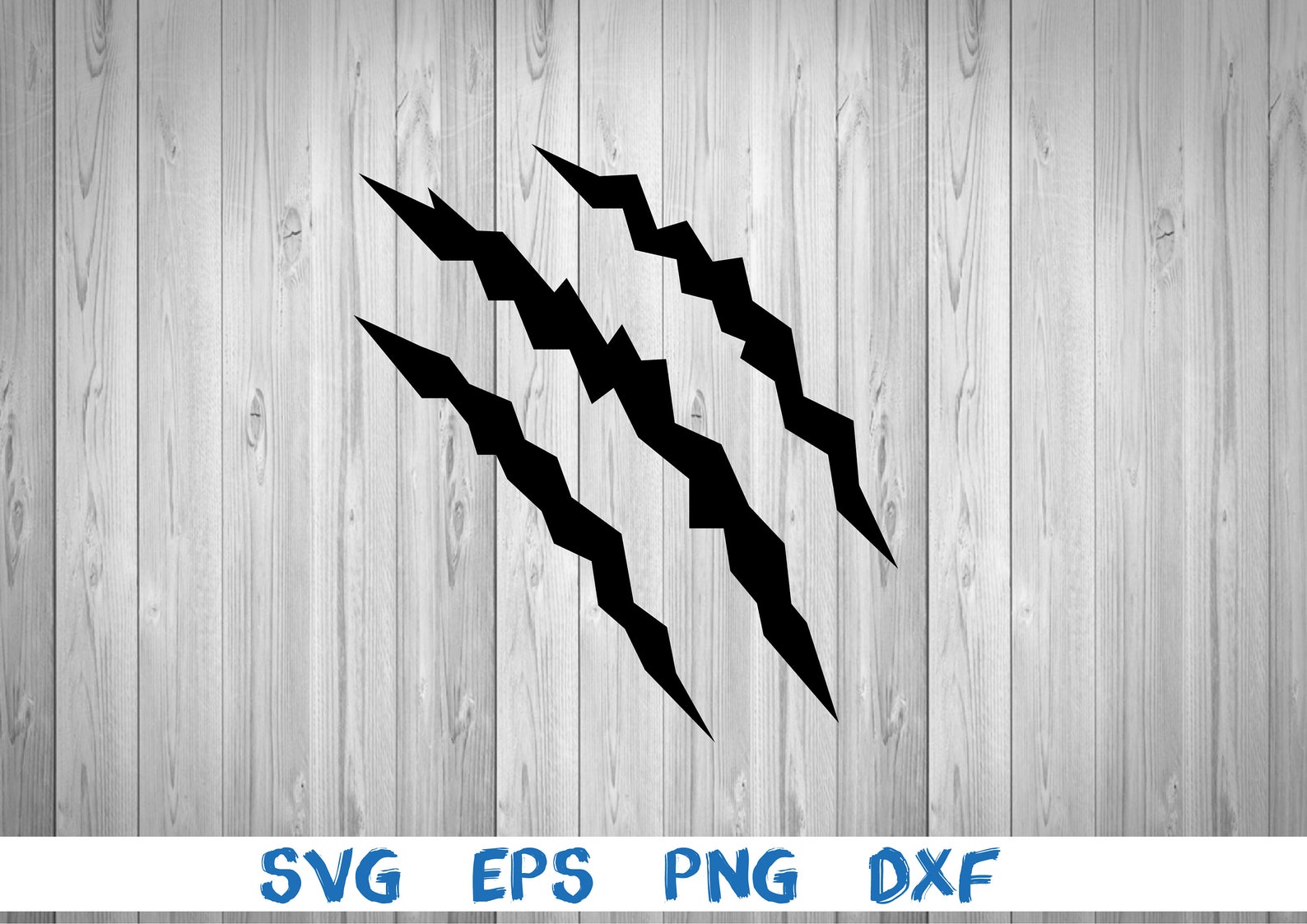 Animal claw monster claw silhouette picture svg png eps | Etsy