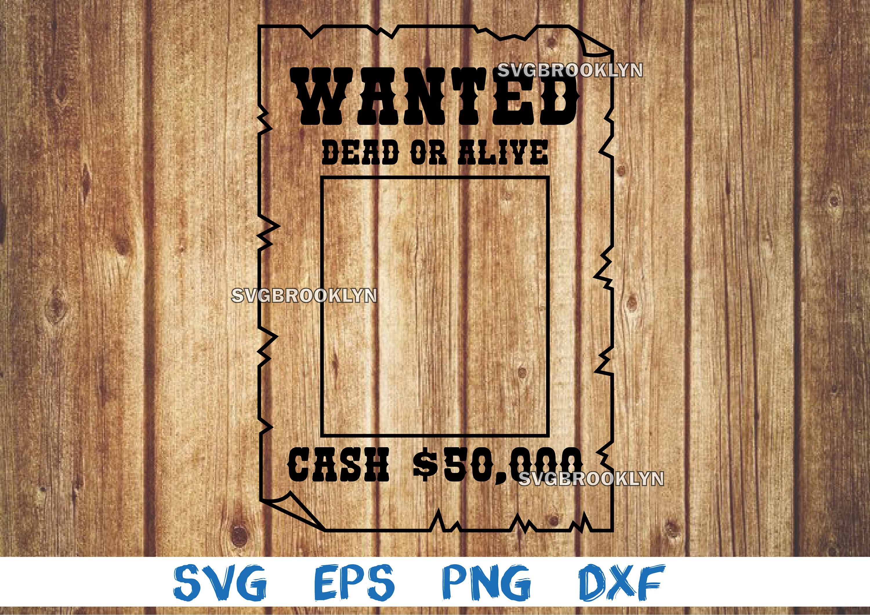Wanted Poster, Wild West Poster, Cash, Dead or Alive, Poster, Svg, Png ...