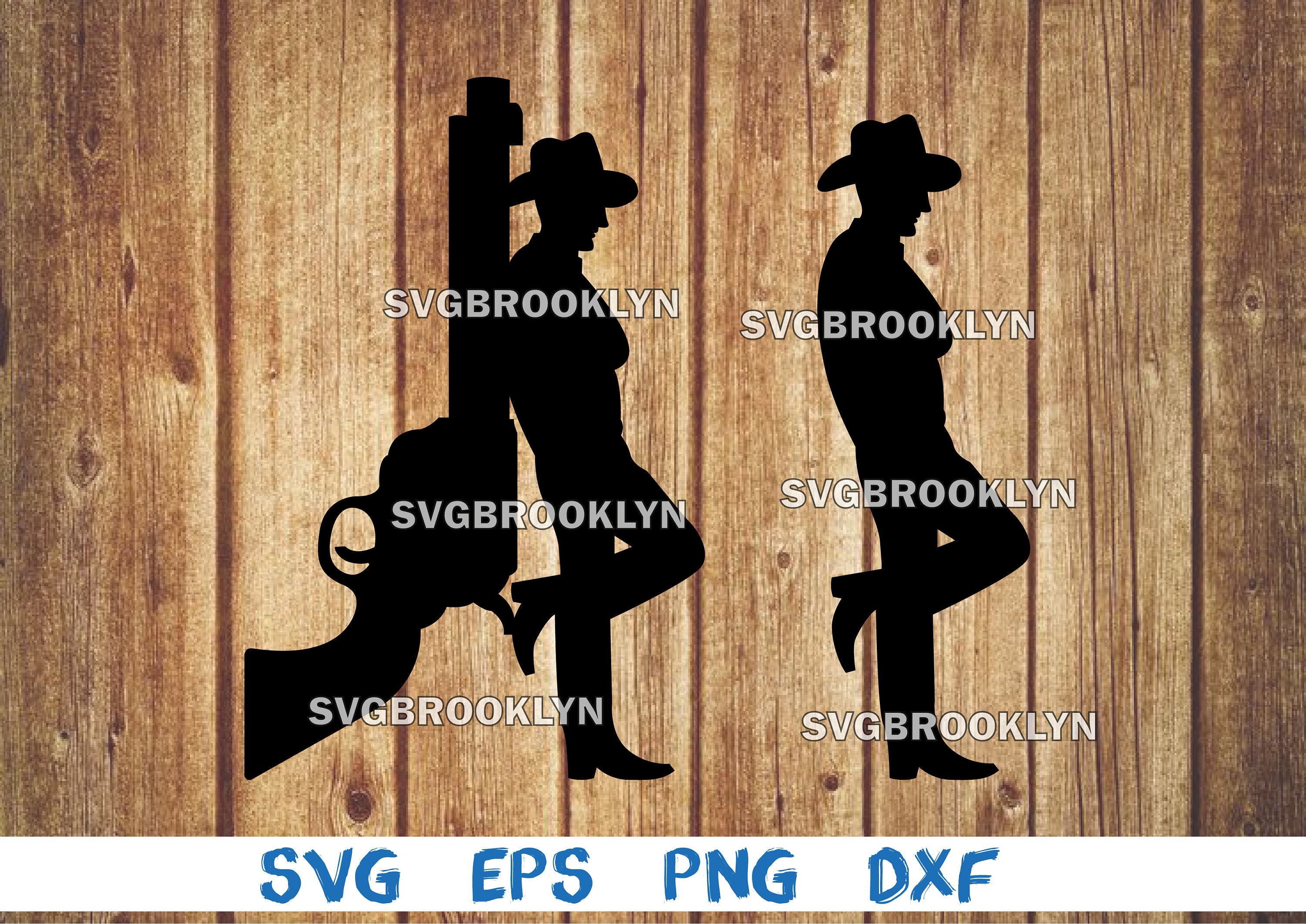 Leaning cowboy and cowgirl set. Life size, wood, Outdoor yard shadow ...